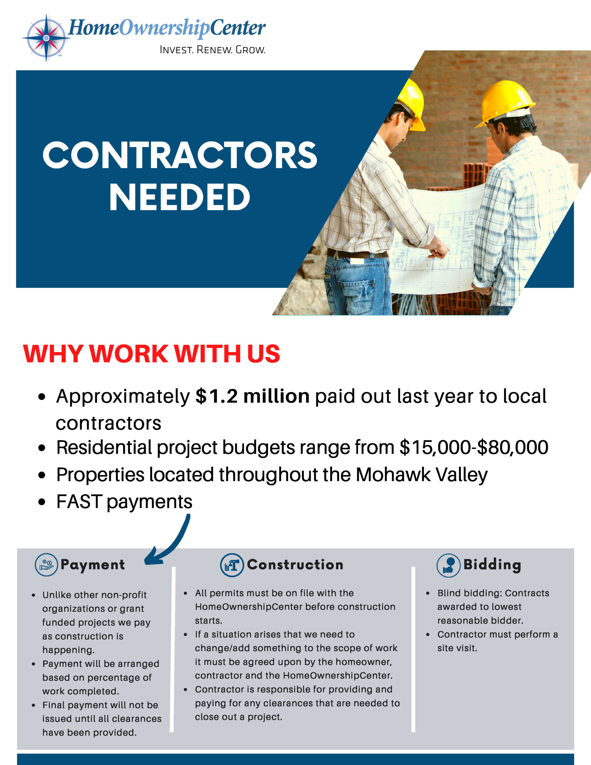 Contractors Needed - Apply Now! - HomeOwnershipCenter